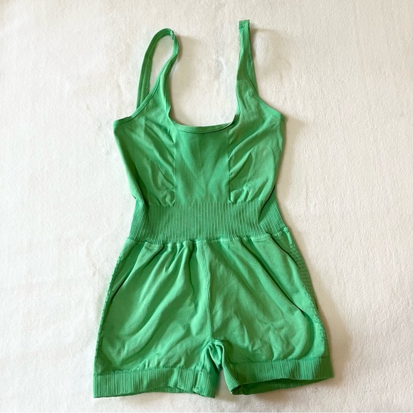 Free People | Pants & Jumpsuits | Free People Good Karma Runsie In ...